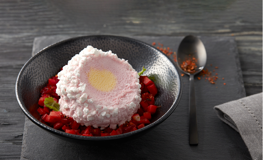 Tartufo Fragola mit Azteken Gold - bindi DEUTSCHLAND GmbH